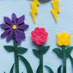5 Little Flowers //felt Board Stories//flannel Board Stories//spring ...