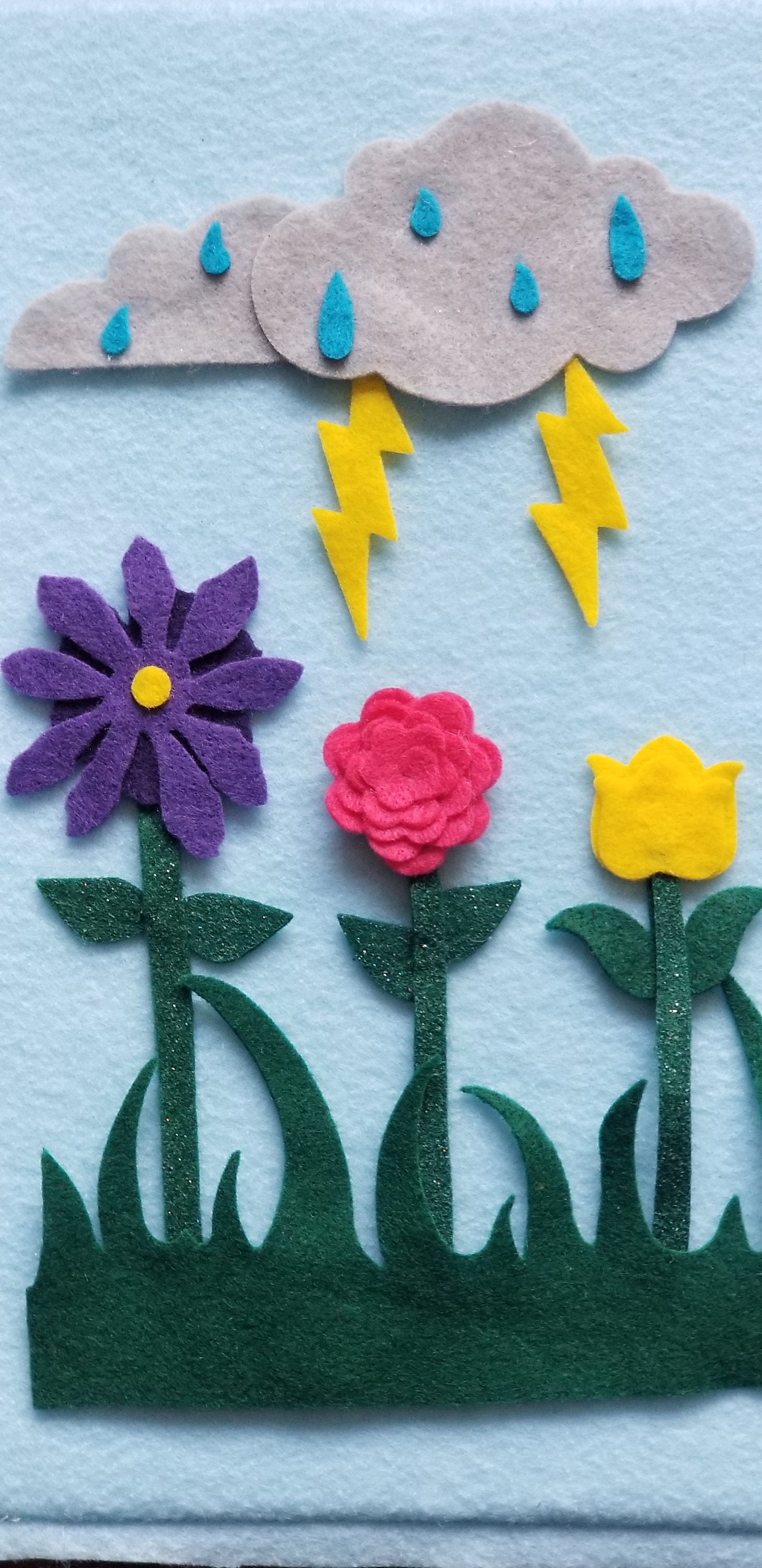 5 Little Flowers //felt Board Stories//flannel Board Stories//spring ...