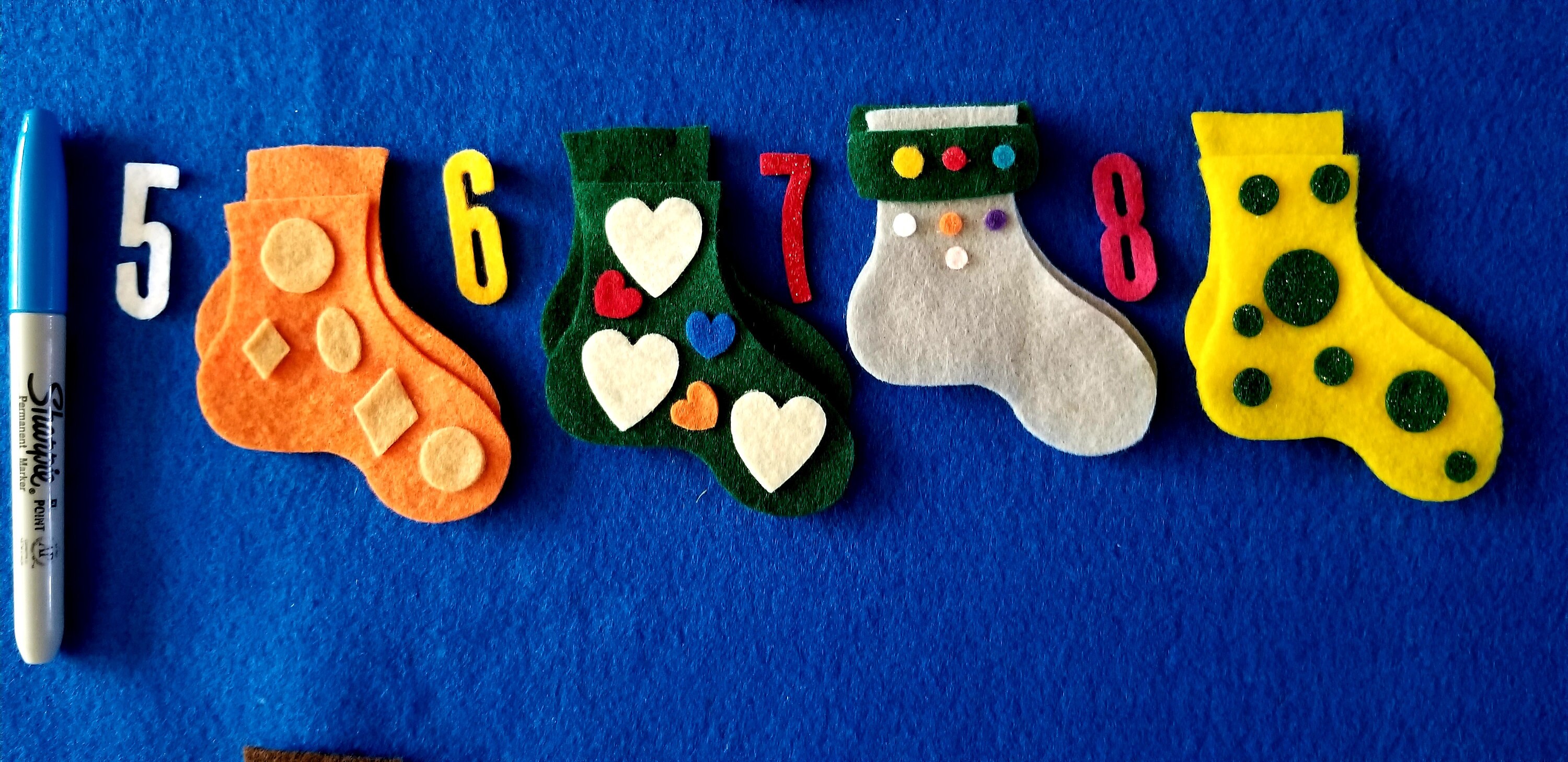 Felt Tactile matching activity//felt board stories counting | Etsy