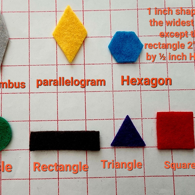 Felt Shapes - Etsy