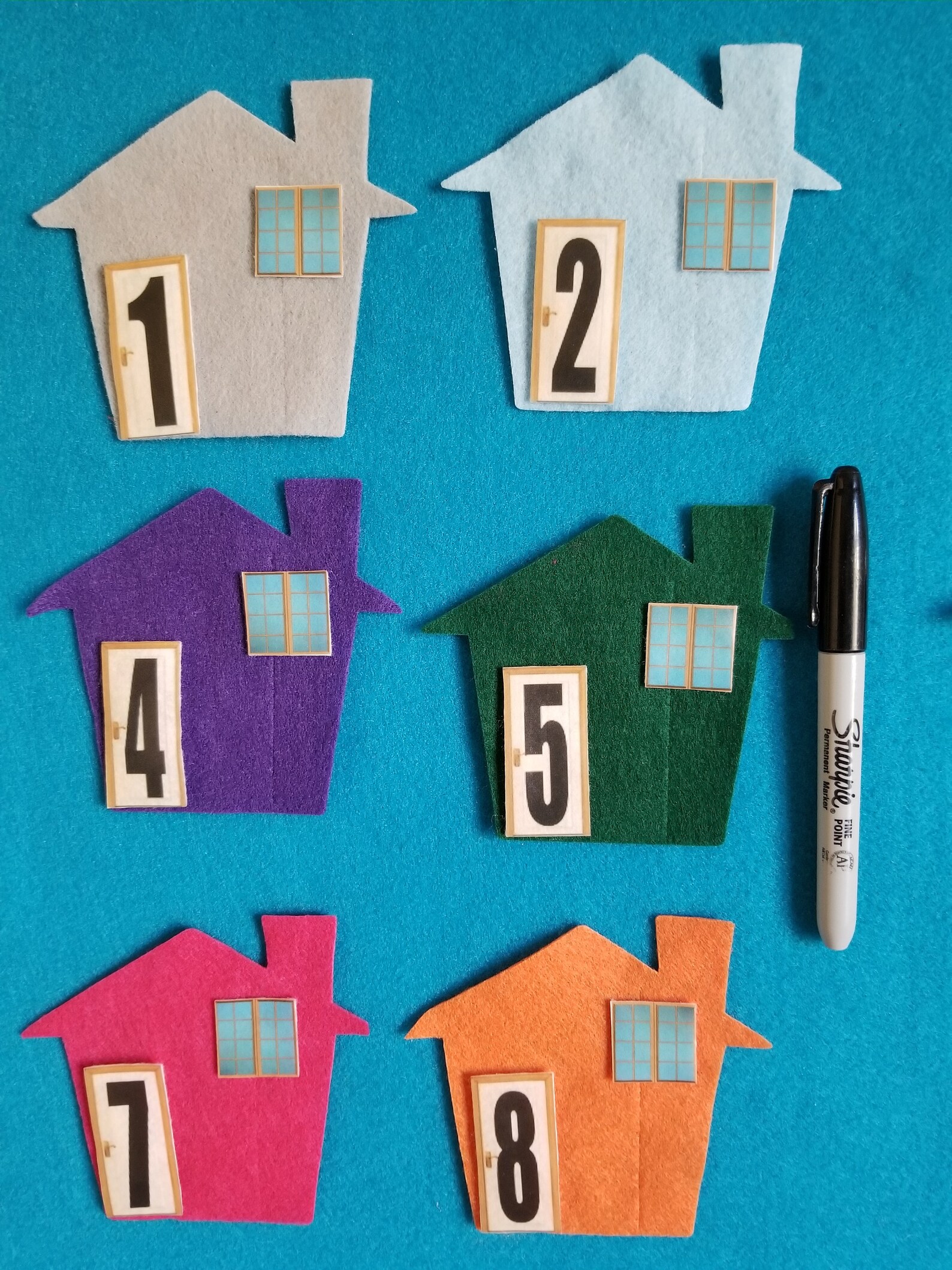 Felt Mouse Hide and Seek Game – Learning Colors, Numbers (2 Mice) - Etsy