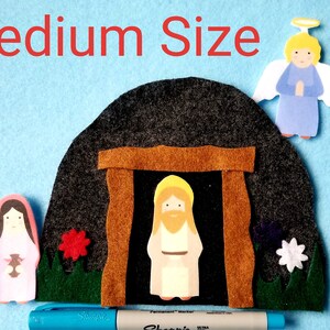 Easter Resurrection Felt Story Large//easter Basket Stuffer//religious ...