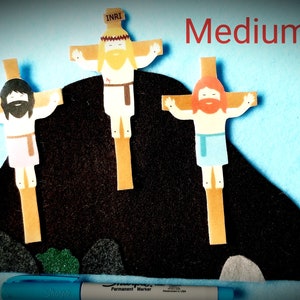 Easter Resurrection Felt Story Large//easter Basket Stuffer//religious ...