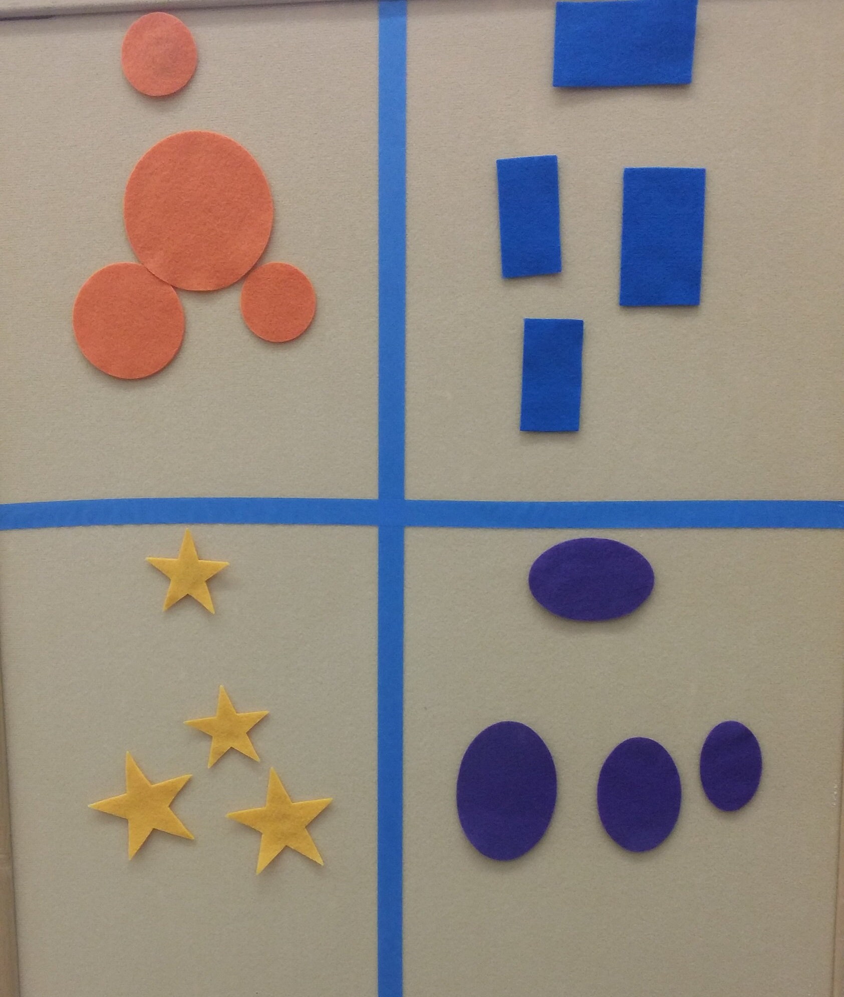 Shapes Felt Board Stories//halloween Monster Felt Board | Etsy