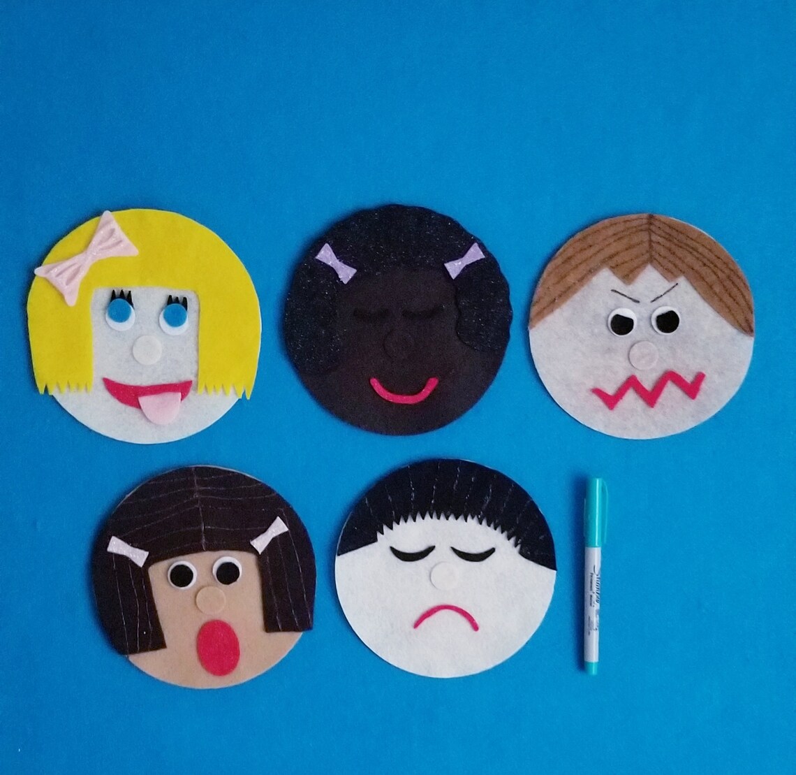 If You Are Happy Felt Stories // Felt Board Stories// - Etsy