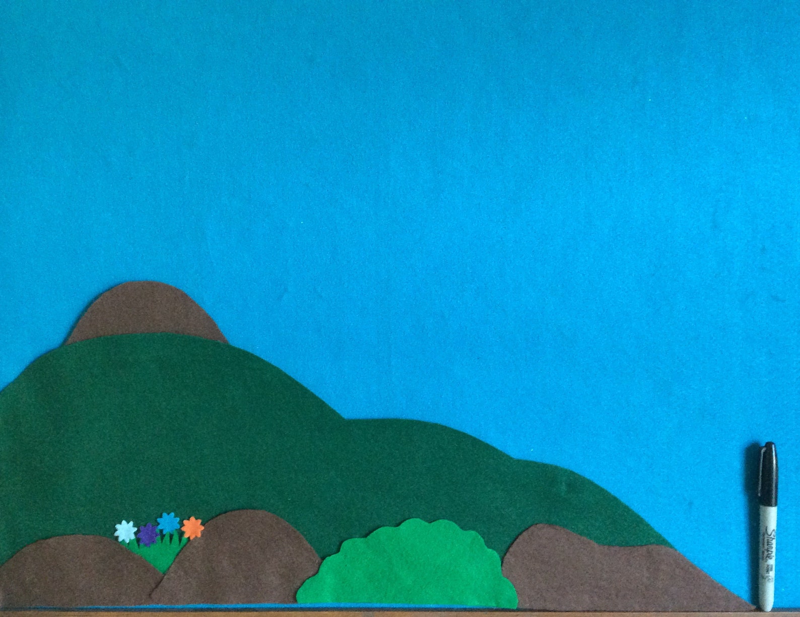 Felt Stories Scenery//felt Board Stories//farm Theme Scenery//farm ...