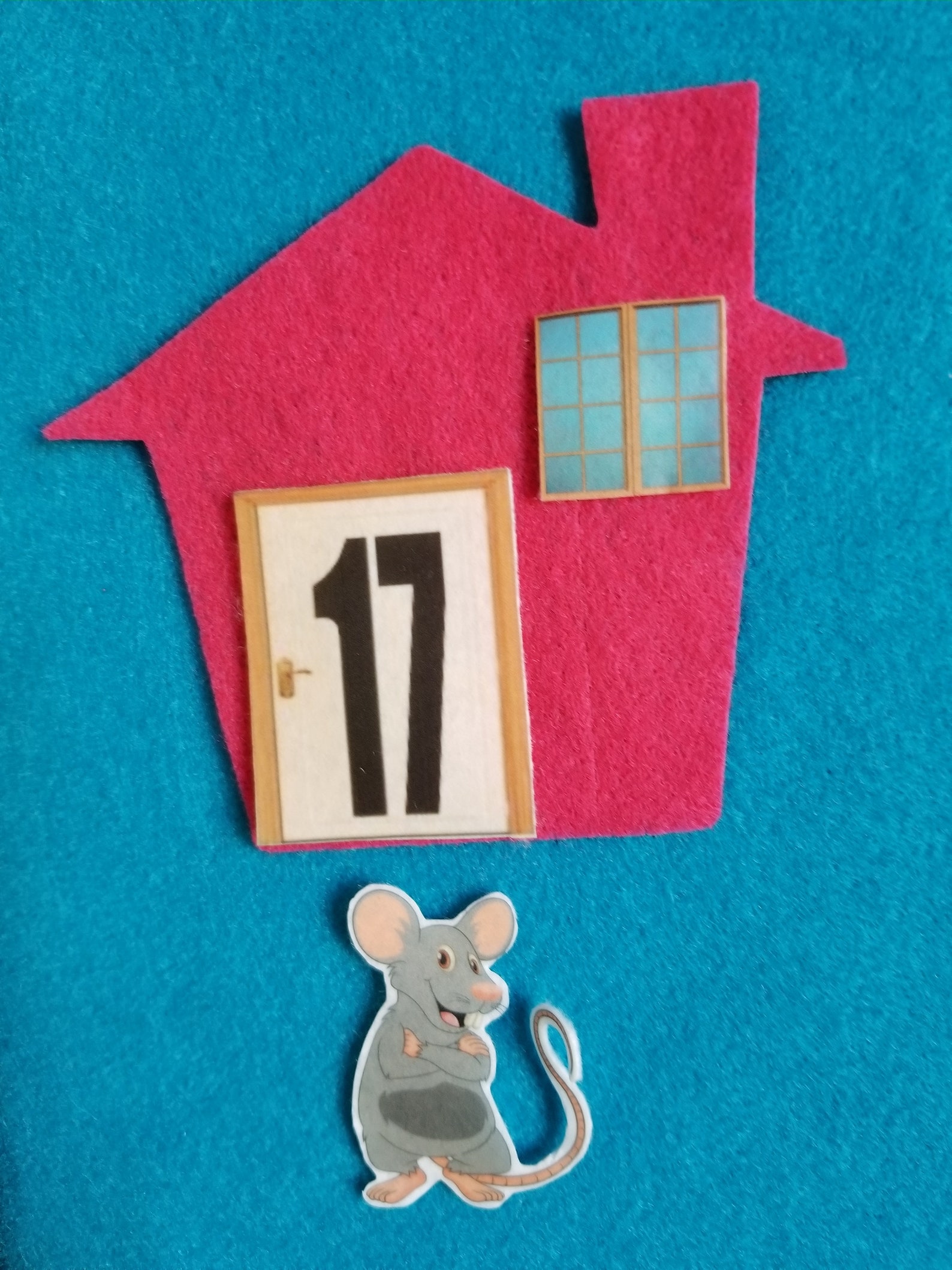 Felt Mouse Hide and Seek Game – Learning Colors, Numbers (2 Mice) - Etsy