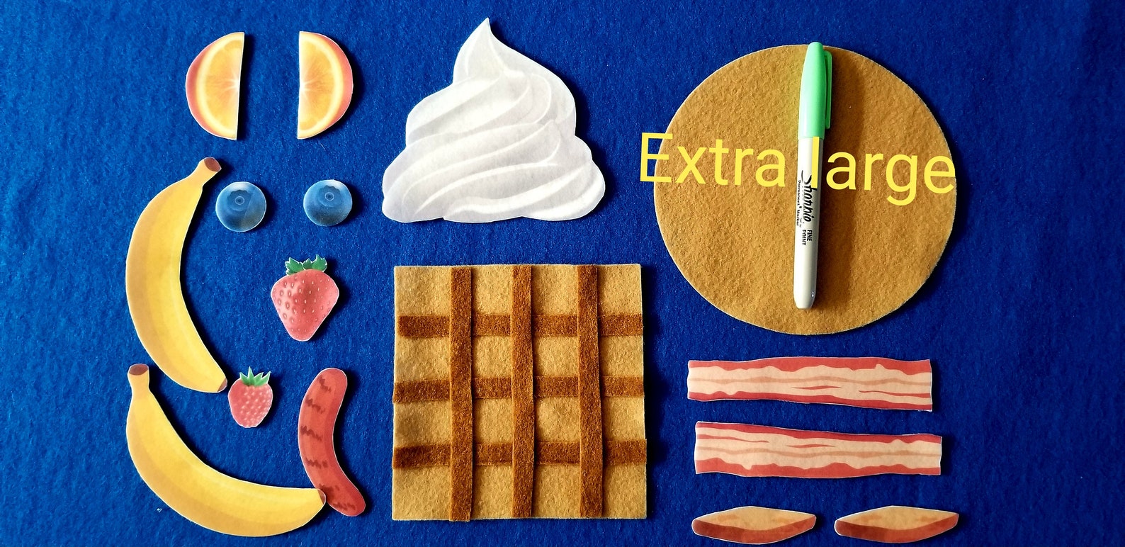 Flip Flap Jack Felt Board Story M. AND L.//food Felt - Etsy