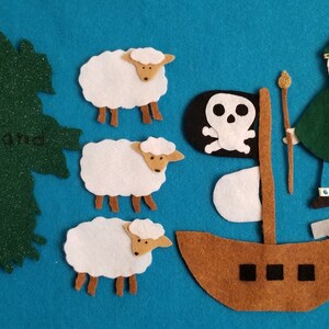 Easter Resurrection Felt Story Large//easter Basket Stuffer//religious ...