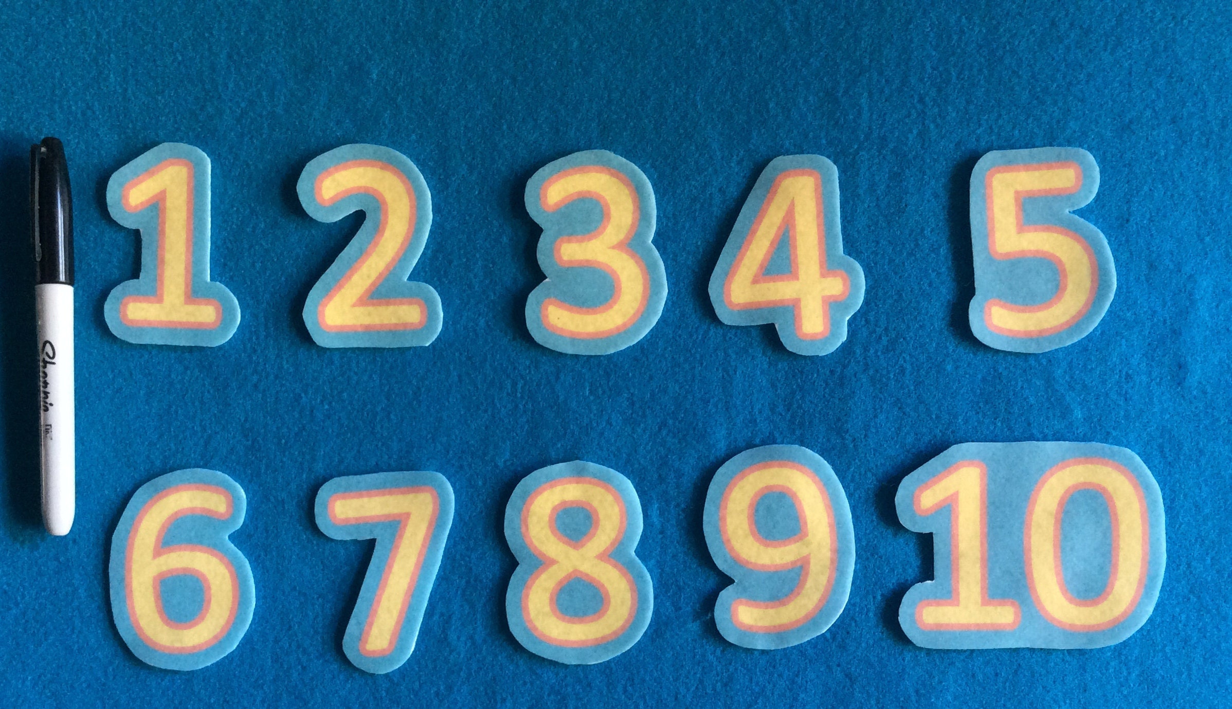 Felt Numbers 1-10//ten Little Numbers Felt Stories//flannel - Etsy Canada