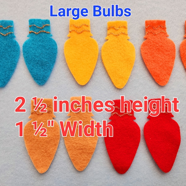 Felt Christmas Bulbs - Etsy
