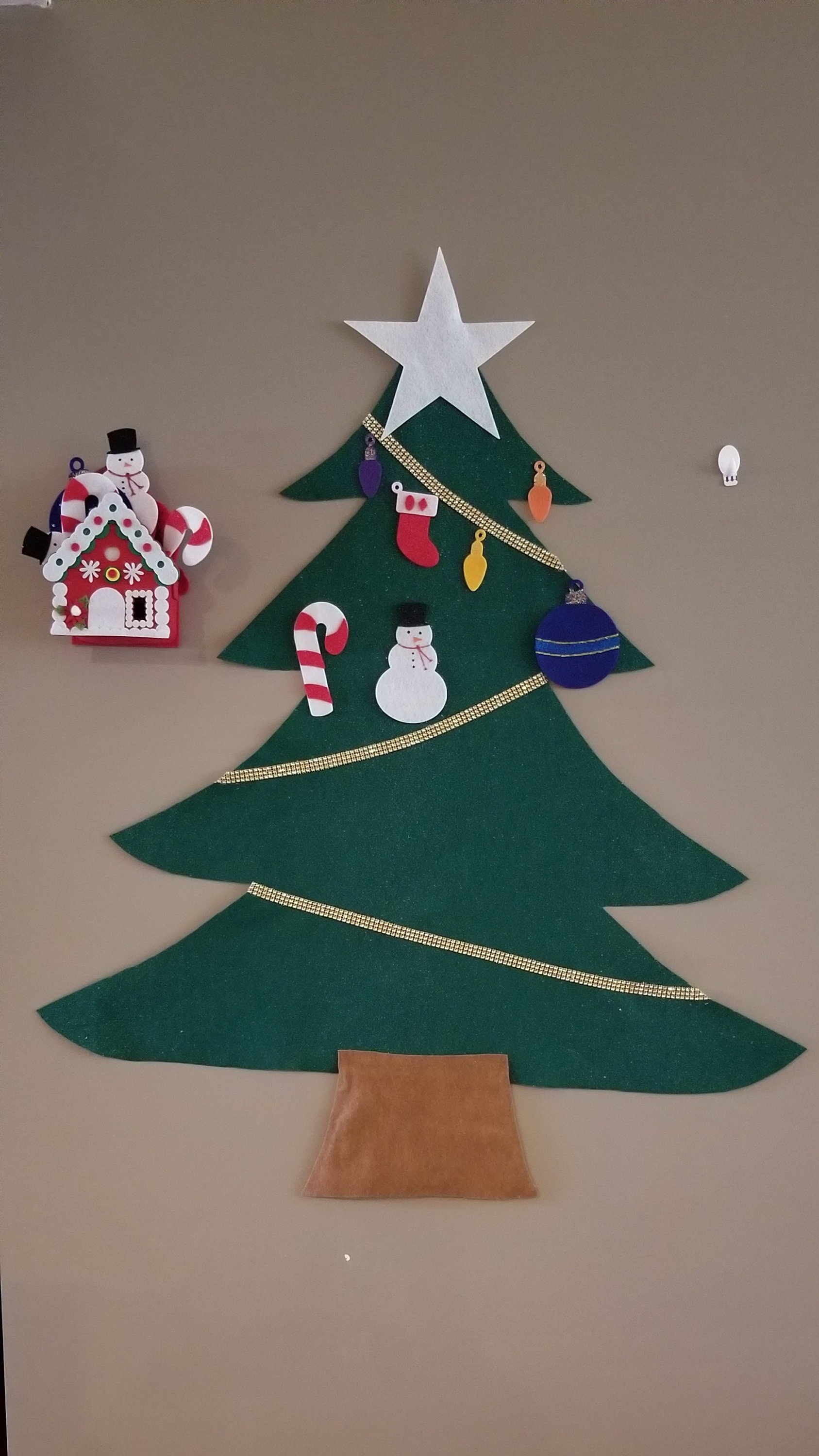 Felt Christmas Tree for Kids Made in the USA // Kids Felt Xmas | Etsy