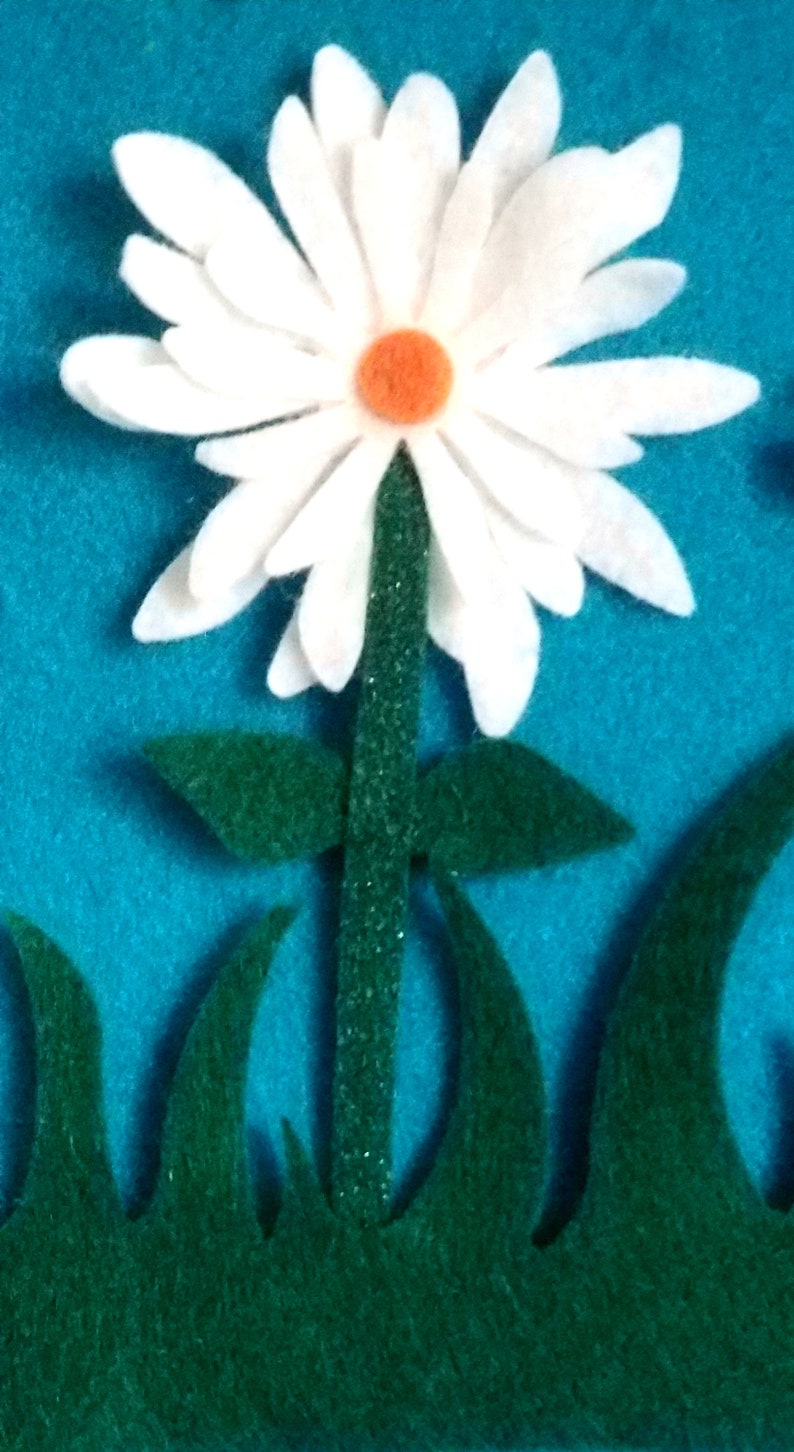 5 Little Flowers //felt Board Stories//flannel Board - Etsy