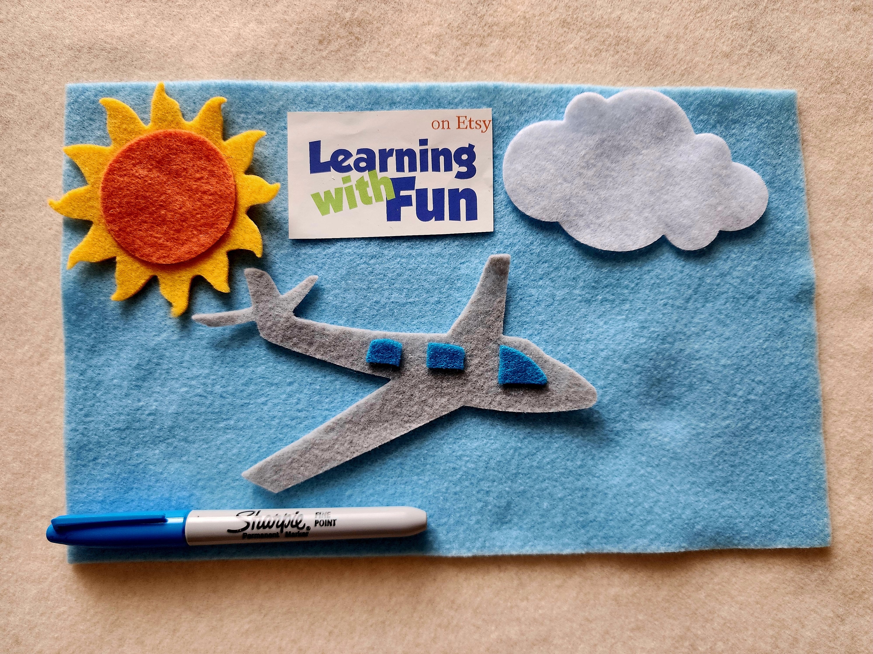 Transportation Felt Set//sea Land Ocean Flannel Board Set - Etsy