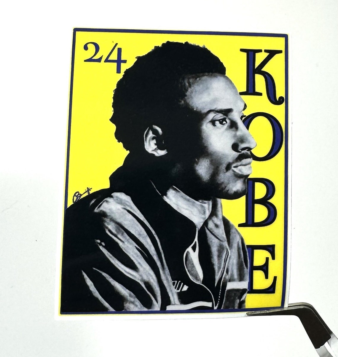 Kobe Bryant Sticker! Original Drawing Artwork. Lakers. 24. Black Mamba ...