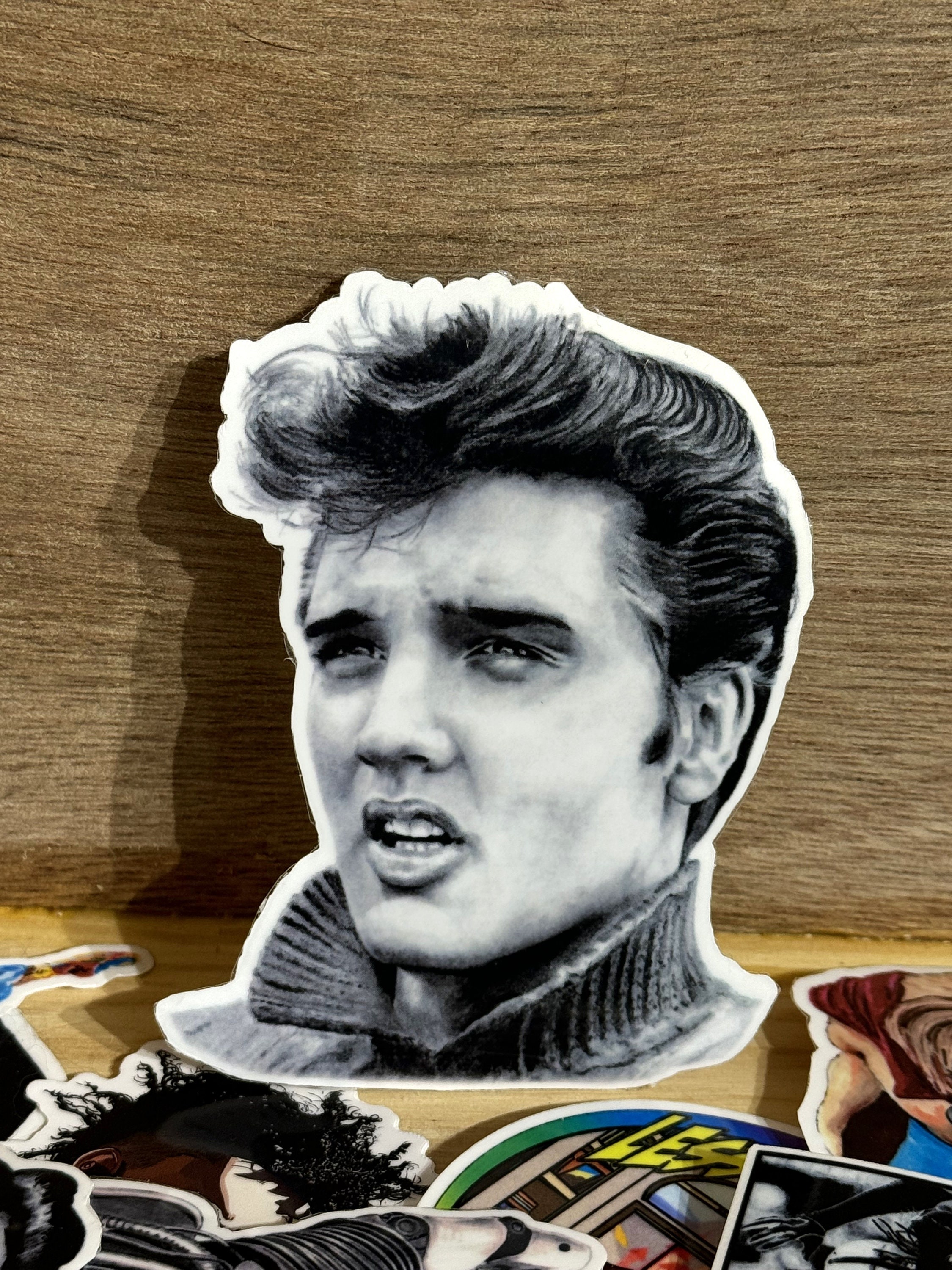 Elvis Presley Die-cut Sticker! Original Artwork. - Etsy