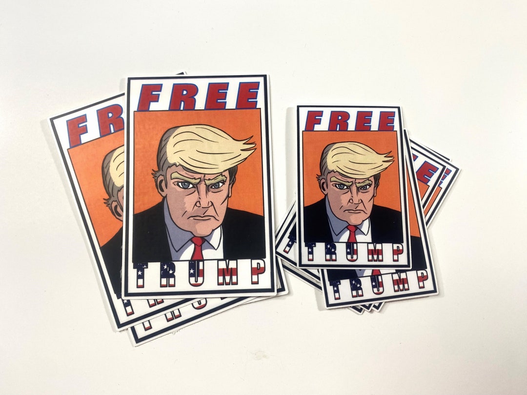 President Donald Trump Sticker. Funny free Trump - Etsy