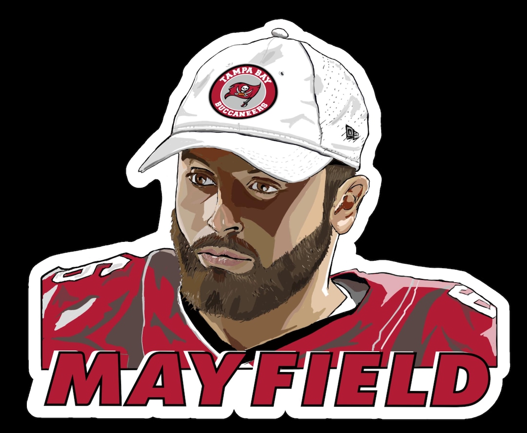 Baker Mayfield Die-cut Sticker! Tampa Bay Buccaneers! Original Art. NFL ...