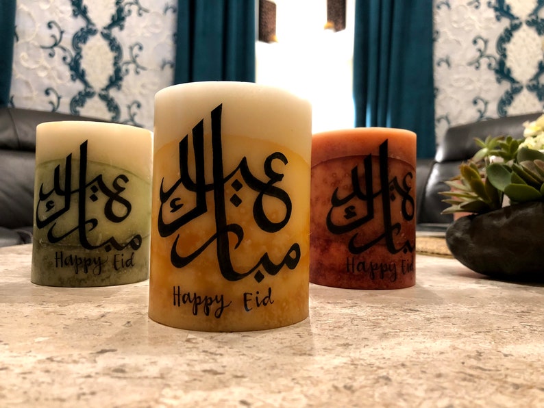 Small Arabic Calligraphy Candle - Etsy