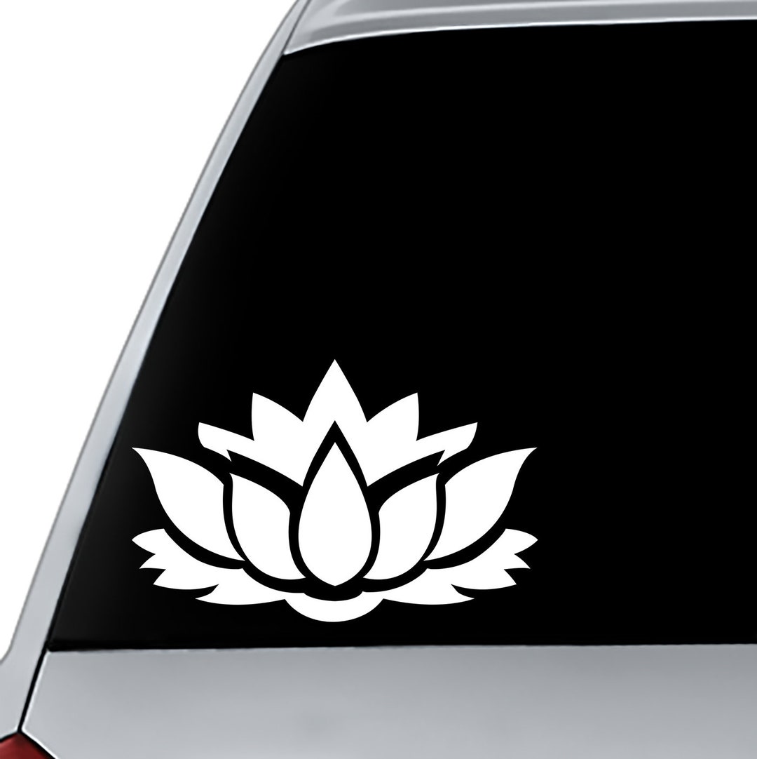 Car Window Lotus Decal Lotus Sticker Cup Decal Lotus - Etsy Italia