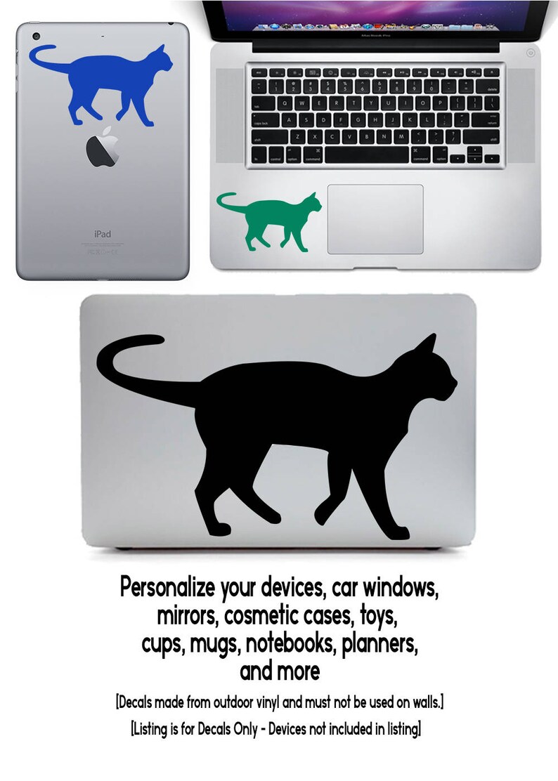 Cat Vinyl Decal Car Decal Mug Decal Laptop Cat Decal | Etsy Canada