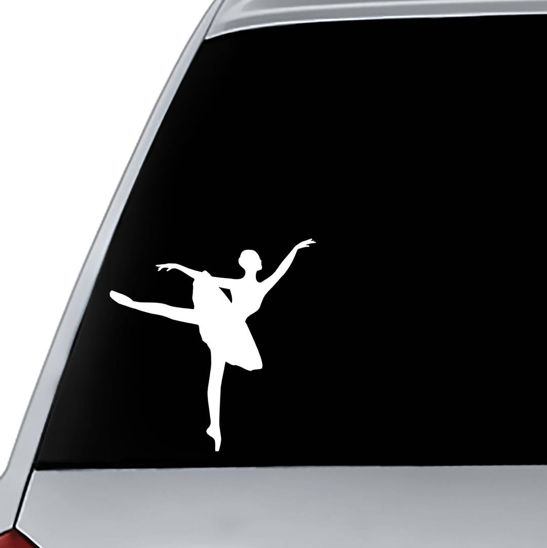 Laptop Ballet Decal Ballerina Decal Car Decal Dancer - Etsy