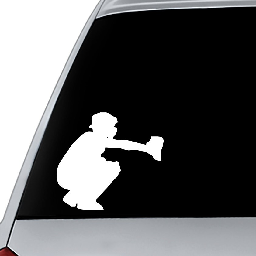 Baseball Catcher Decal Car Decal Baseball Catcher Mug - Etsy