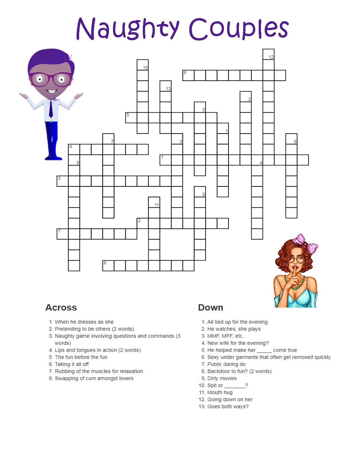 14 Page Megapack Of Dirty Word Searches Naughty Crossword Puzzles And 14 Page Megapack Of Dirty Word Searches Naughty Crossword Puzzles And