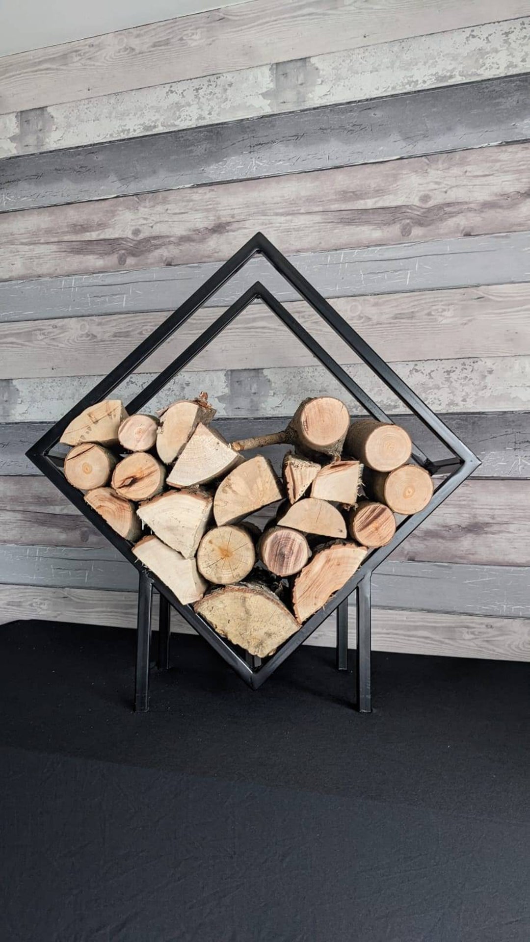 Metal Log Basket, Log Store, Log Holder - Etsy