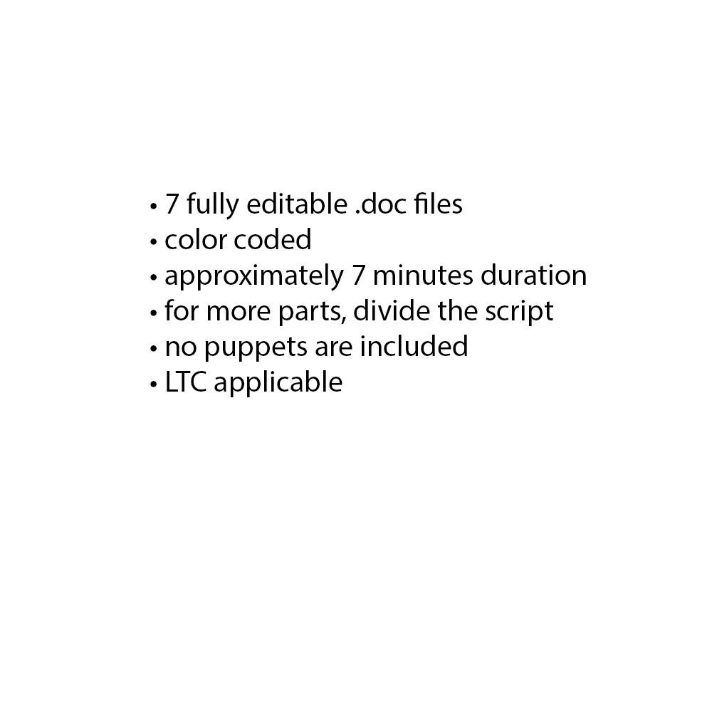 Christian Puppet Scripts, 7 Puppet Skits, Fully Editable .doc Files ...