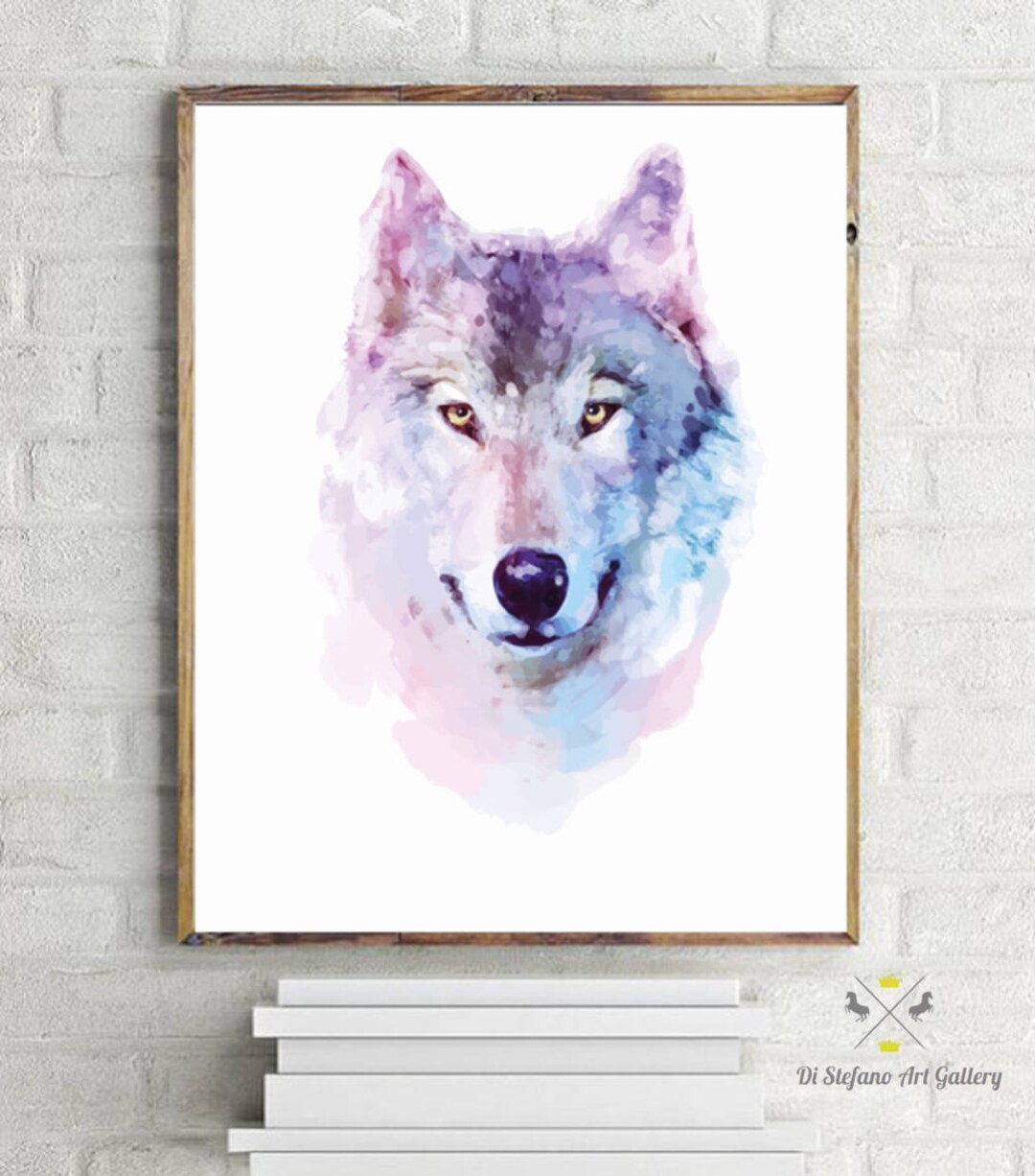 Wolf Print Download, Watercolor Print, Decor, Kids Room Poster, Forest ...