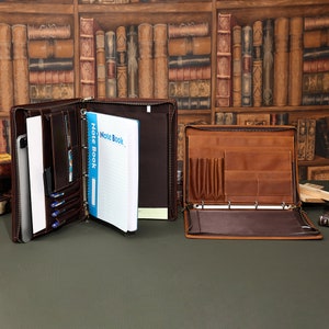 Personalized Leather 12.9 iPad Portfolio Tablet Protect Cover Custom ...