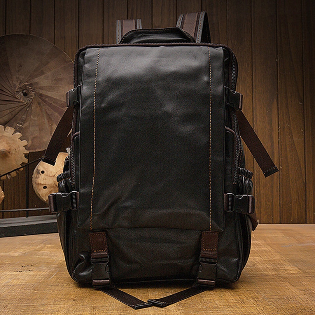 Work Backpack for Men,large Backpack,custom Backpack,leather Laptop ...