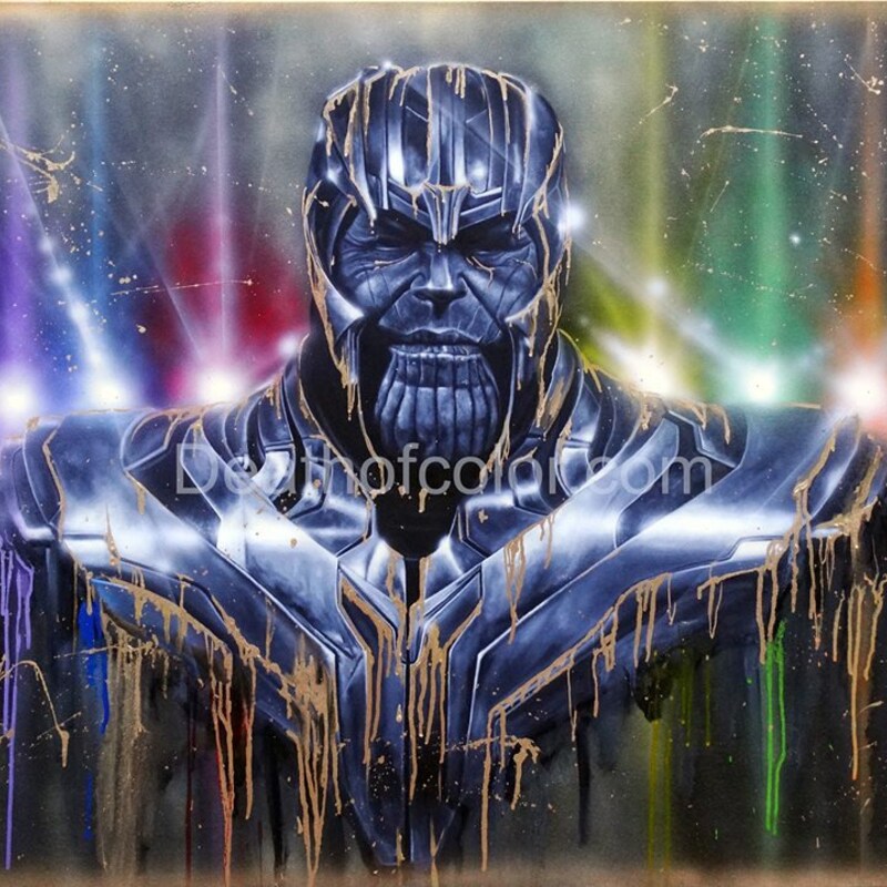 Thanos Cross Necklace - Etsy
