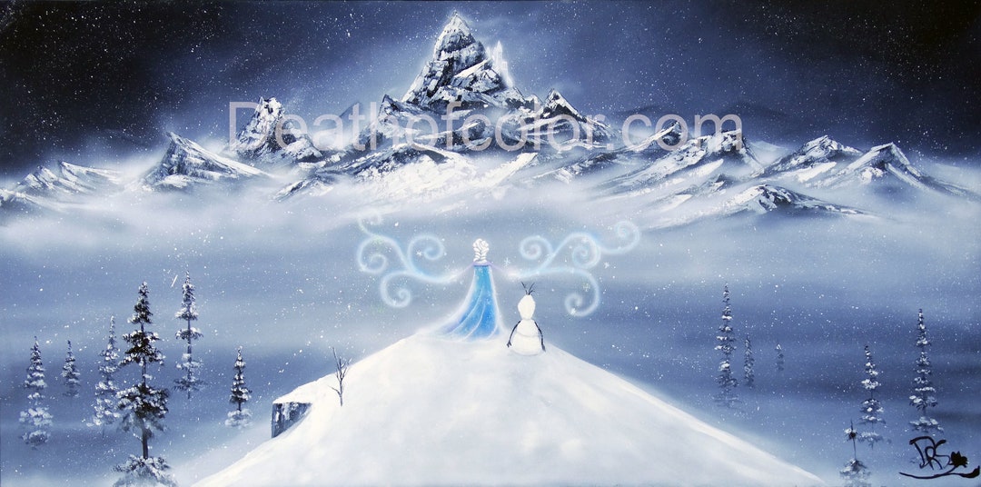 Frozen Landscape - Etsy