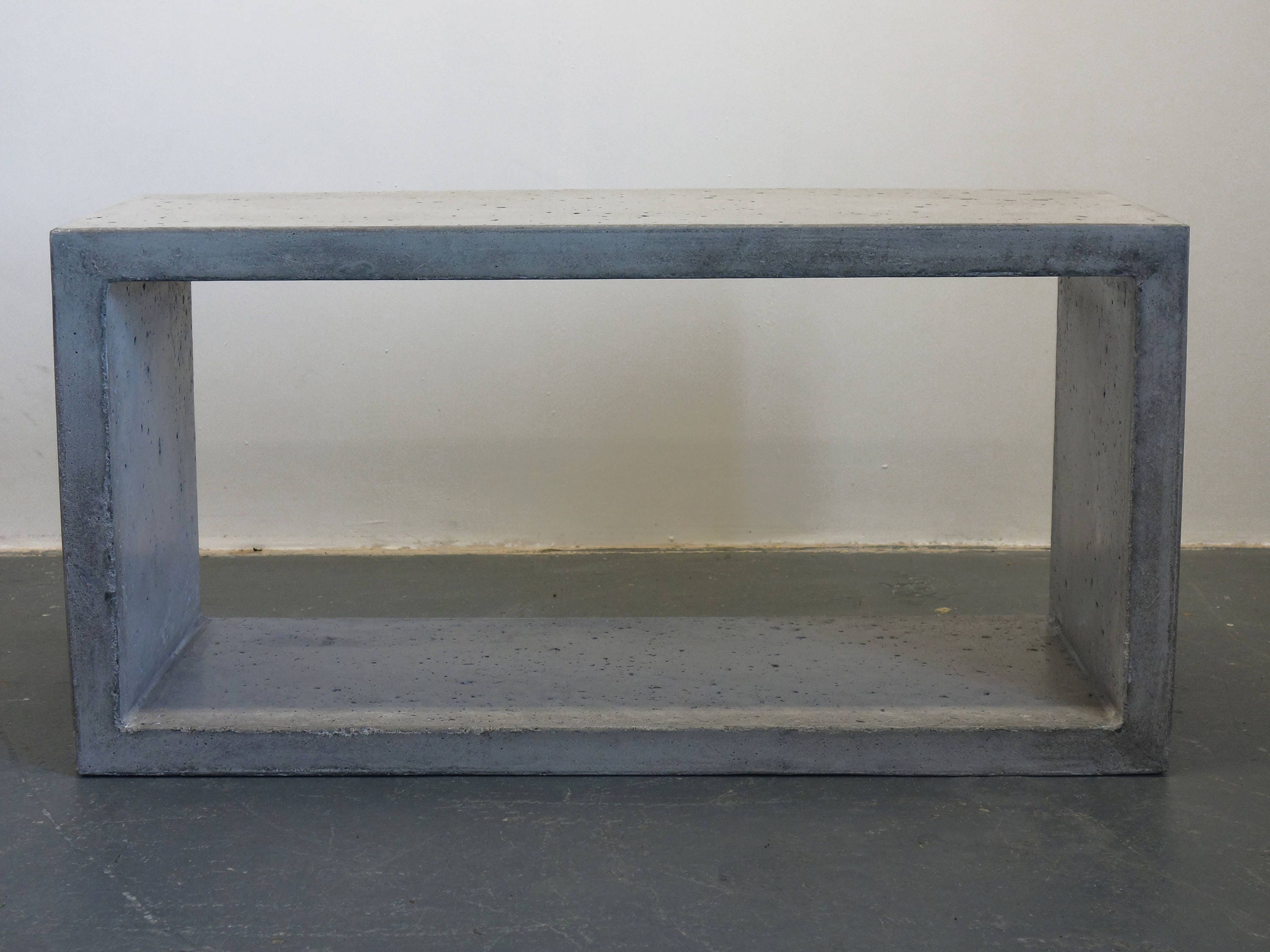 Solid Concrete Storage Unit TV Media Unit / Bookshelf - Etsy