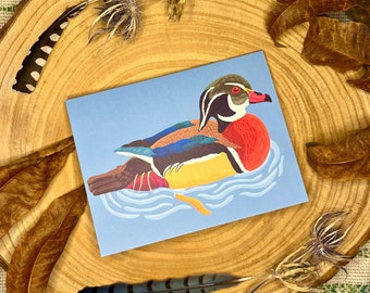 Personalized GREETING CARD Duck Decoy Card / Duck Hunting /fathers Day ...