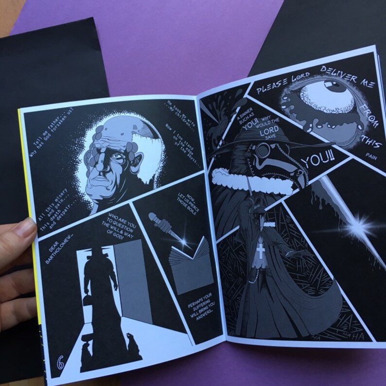 Knock Knock Horror Zine Pestilence Edition. Horror Comic Art - Etsy