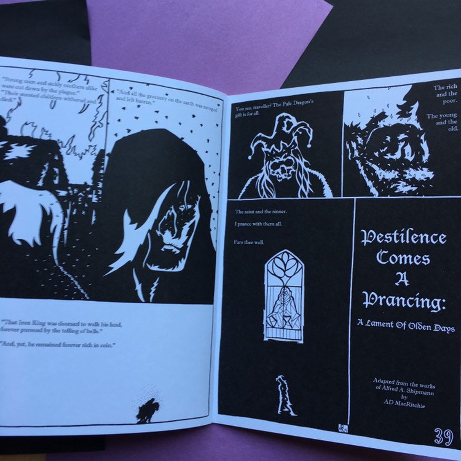 Knock Knock Horror Zine- Pestilence Edition. Horror Comic, Art Zine ...
