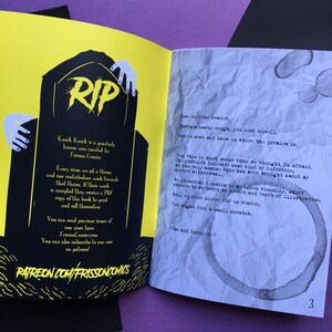 Knock Knock Horror Zine- Pestilence Edition. Horror Comic, Art Zine ...