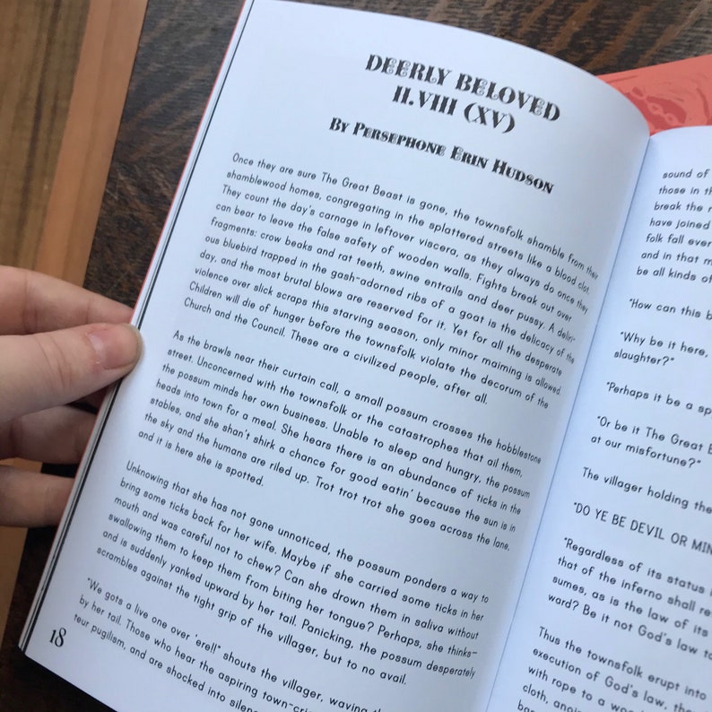 Knock Knock Horror Zine Inferno Edition. Horror Comic Art - Etsy