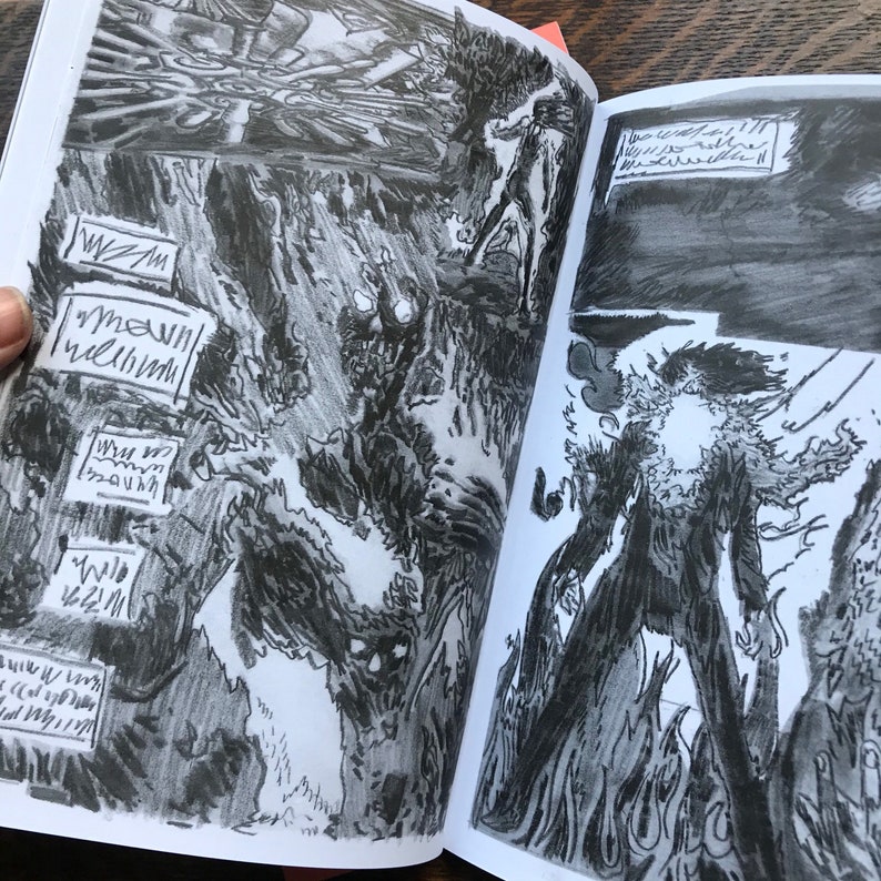 Knock Knock Horror Zine Inferno Edition. Horror Comic Art - Etsy