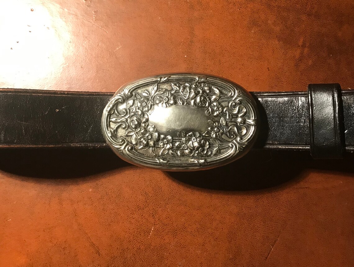 Large Ornamental Biker Belt Buckle - Etsy