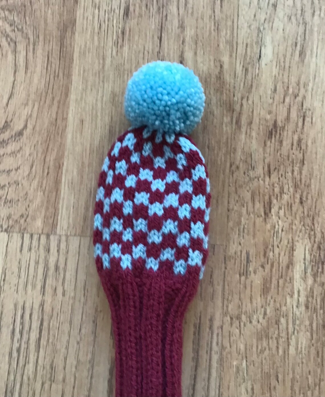 Set of 3 Claret & Blue Golf Club Covers / Golf Head Covers - Etsy
