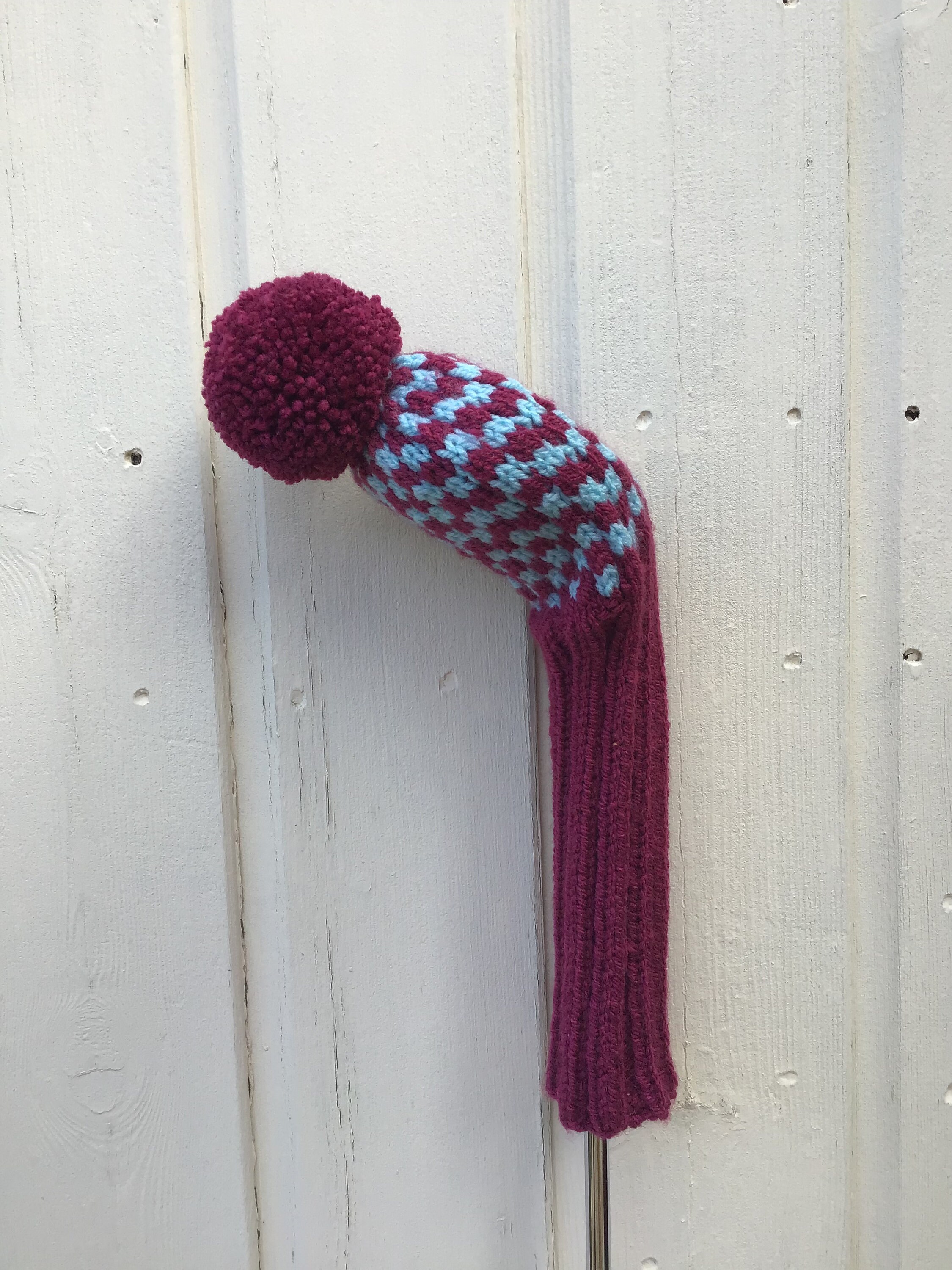 Set of 3 Claret & Blue Golf Club Covers / Golf Head Covers - Etsy
