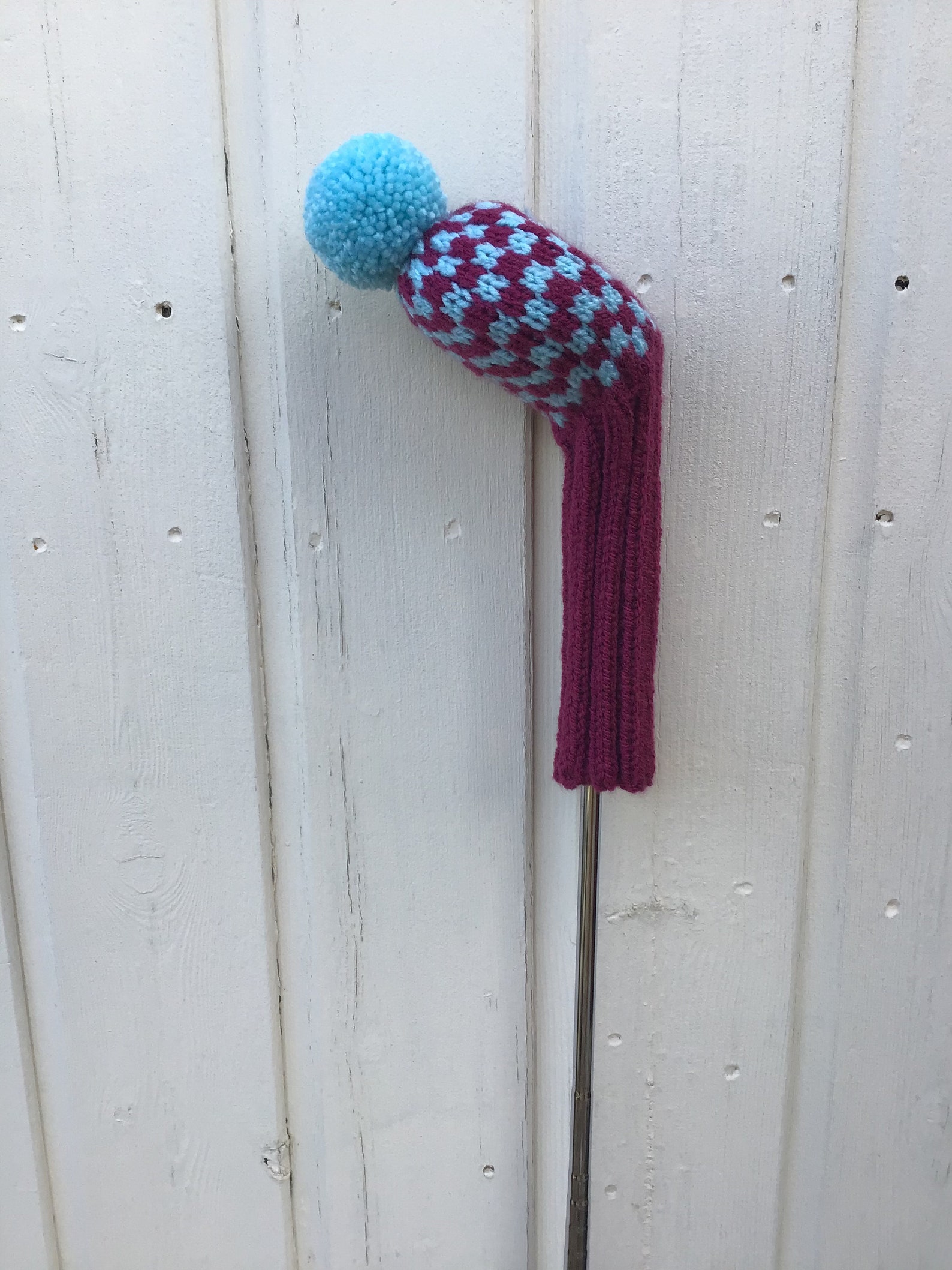 Set of 3 Claret & Blue Golf Club Covers / Golf Head Covers - Etsy
