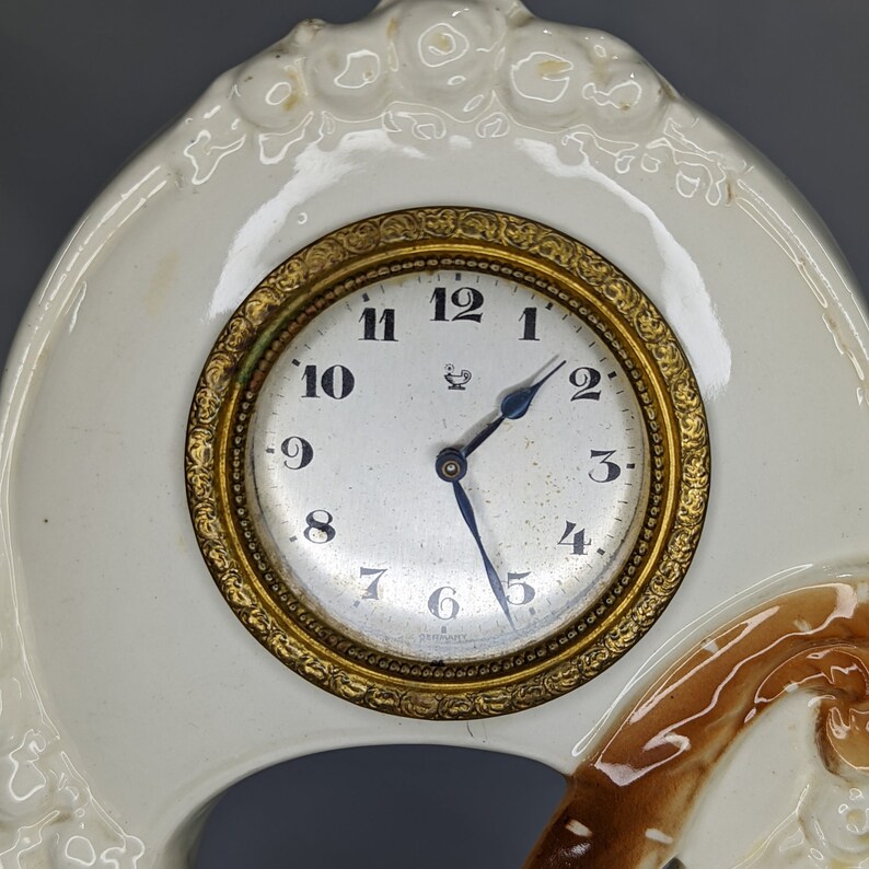 Vintage Porcelain Pheasant Clock Germany - Etsy