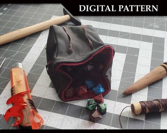 Leather Dice Bag Pattern - Etsy