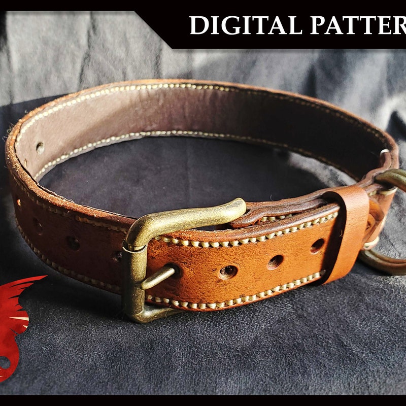 Leather Dog Collar Pattern - Etsy