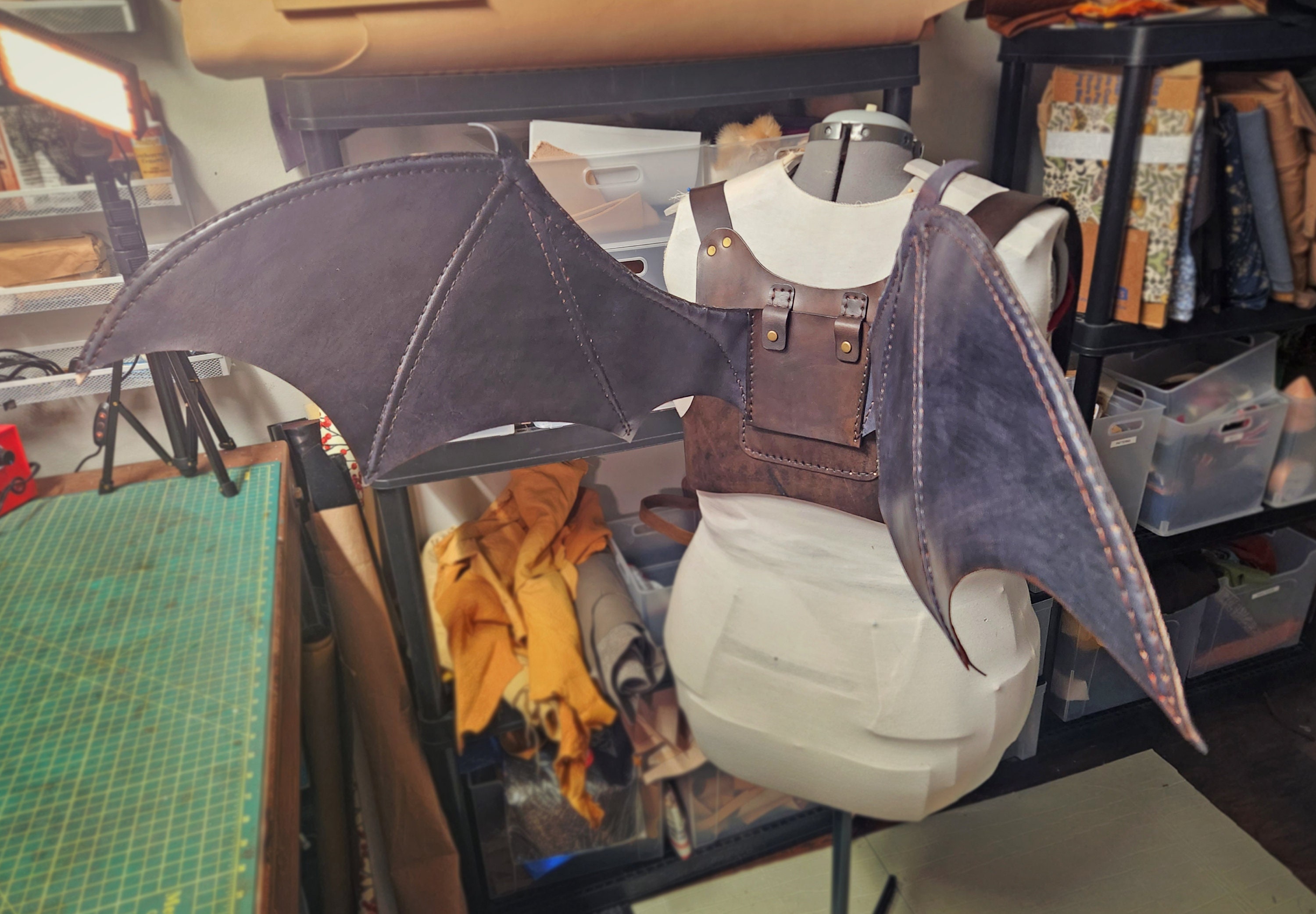 DIGITAL PATTERN: Leather Bat Wings Harness - Etsy